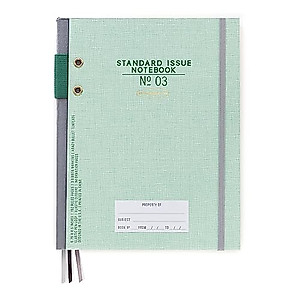 DesignWorks Ink Standard Issue Bound Personal Journal, Green