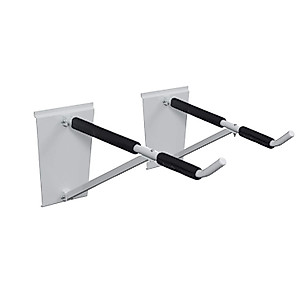 GarageTek Heavy Duty Giant Hang-All Brackets | Wall Mount Jumbo Arm Storage | Wall Hanging Hooks| Garage Lumber Storage, Set for Canoe, Kayak, Paddle Board, Surfboard, Snowboard, Wakeboard (2 Pack)