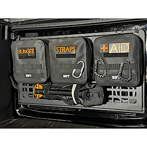 SealBags Large Water Resistant Tactical MOLLE Pouch for Hiking, Tools and Camping Gear. Durable Thermoplastic Design and Molle Compatible with Backpacks, Tactical Belts, Waist Bags and More