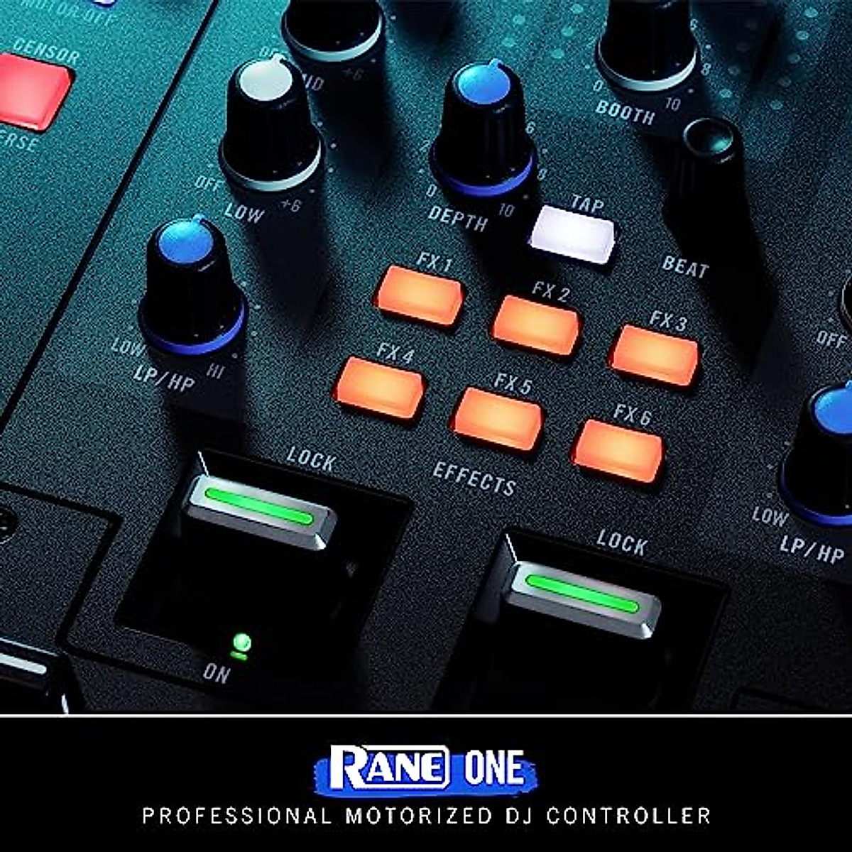 RANE ONE - Complete DJ Set and DJ Controller for Serato DJ with Integrated DJ Mixer, Motorized Platters and Serato DJ Pro Included