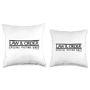 NBC Law & Order: SVU Logo Throw Pillow, 18x18, Multicolor