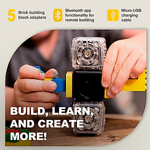 CUBELETS Modular Robotics Robot Blocks with 5 Robot Cubes - Discovery Set for Home Robotics Kit - STEM Kits for Teens & Kids Aged 4+ - Science Engineering Kits