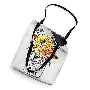 Womens Happiness is Being An OMA Cute Flowers Gifts Tote Bag