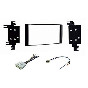 Car Stereo Install Dash Kit, Wire Harness, and Antenna Adapter for Installing a Double Din Aftermarket Radio for Some 2013-2018 Nissan Juke/NV200/Chevy City Express- Compatible Vehicles Listed Below