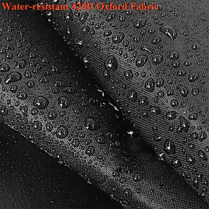 Gas Grill Barbecue Cover Waterproof 420D Oxford BBQ Gas Grill Smoker Cover Skyour Weather Resistant UV Heavy Duty Patio Outdoor Gas Barbecue BBQ Grill Covers (S: 31x25.7x39in)