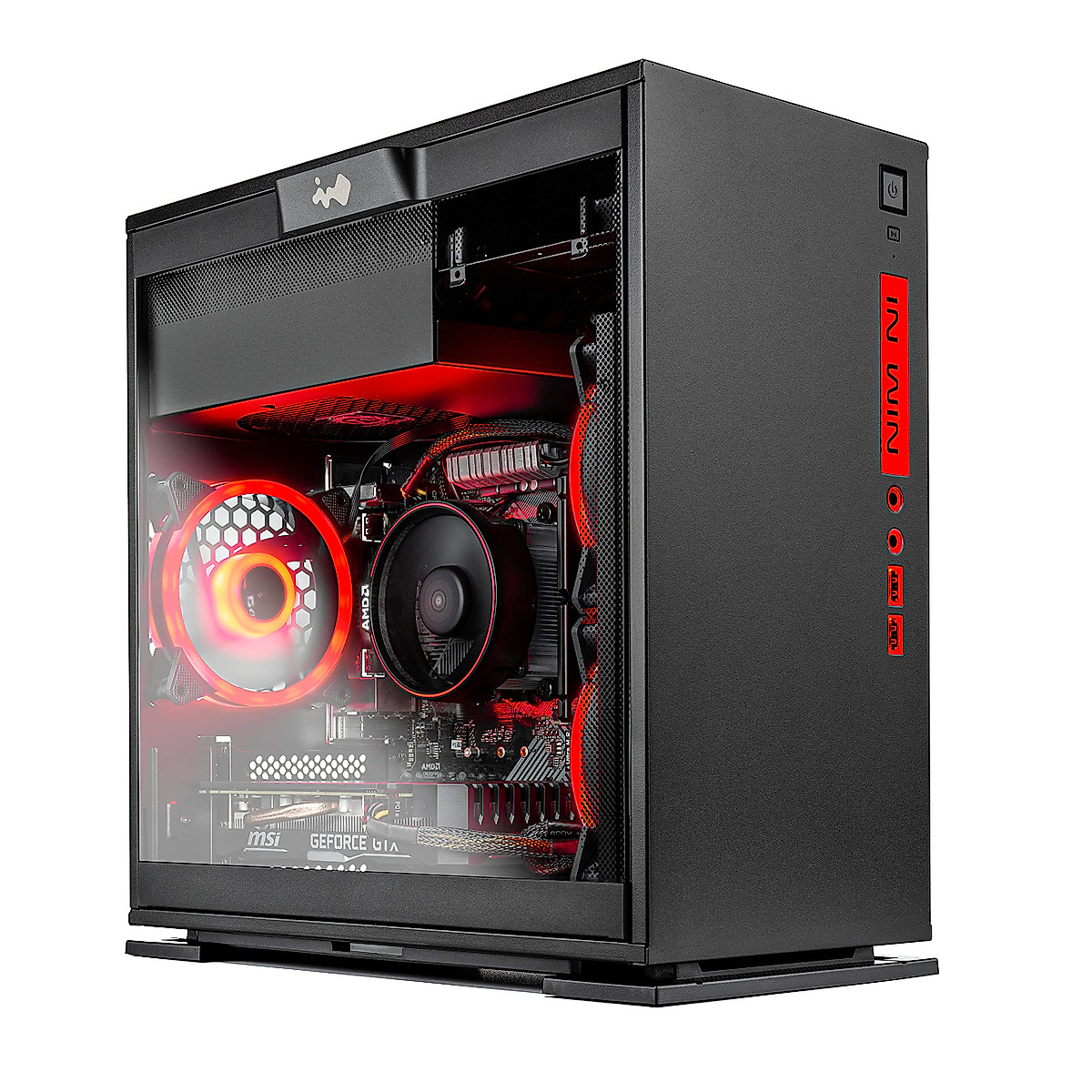 Skytech Gaming Legacy Mini Gaming PC Desktop – Intel Core i3 10100F 3.6 GHz, GTX 1650, 500GB SSD, 16G DDR4 3200, 600W Gold PSU, AC Wi-Fi, Windows 10 Home 64-bit