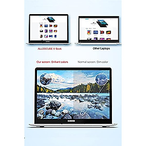 ALLDOCUBE Laptop 13.5-inch Windows 10, VBook, Intel Celeron N3450, 8GB RAM, 128GB SSD, 13.5" FHD IPS 3000x2000, 2.4G+5G Dual WiFi, Bluetooth, Type C