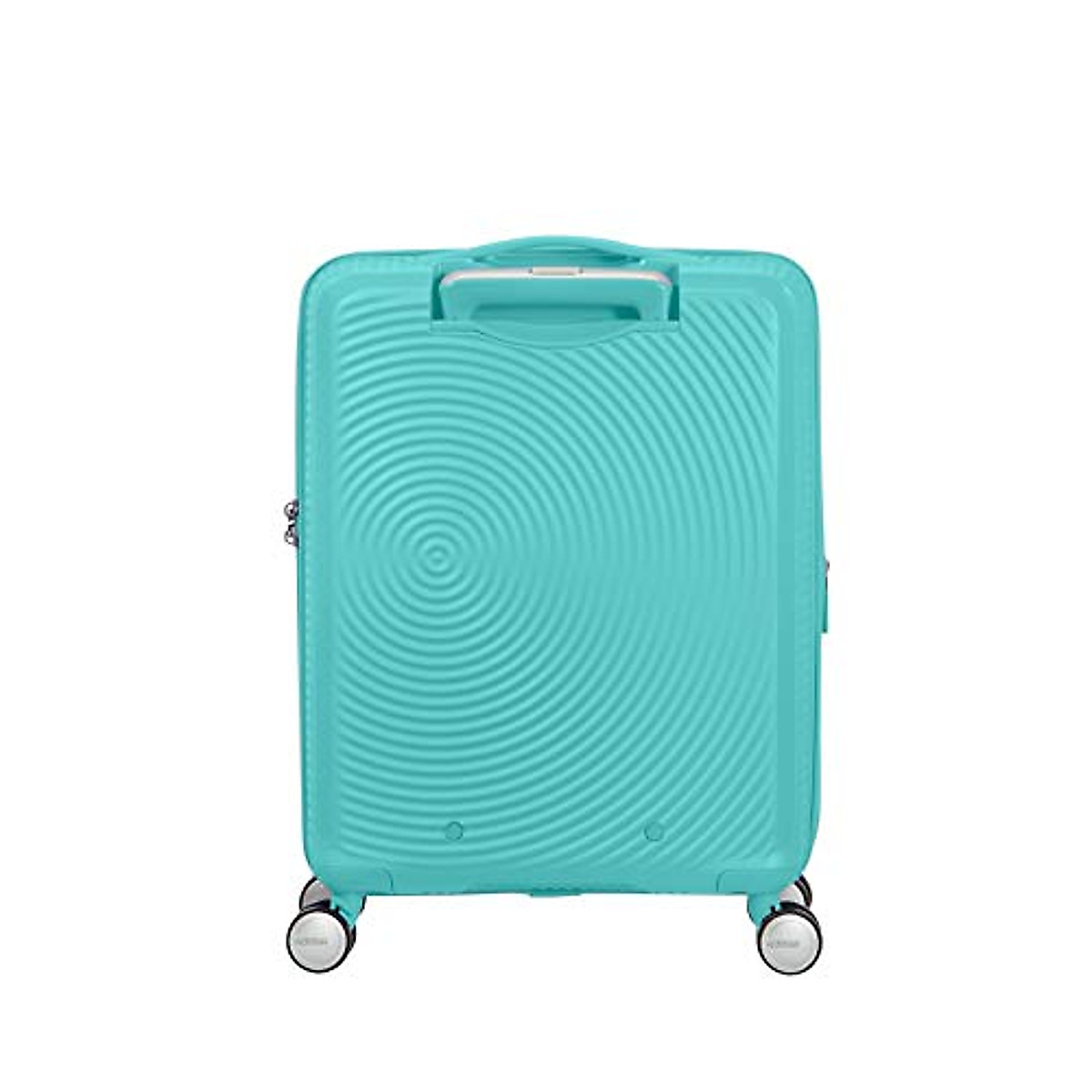 American Tourister Unisex_Adult Soundbox, Blue (Poolside Blue), Spinner S EXP (55 cm-41 L)
