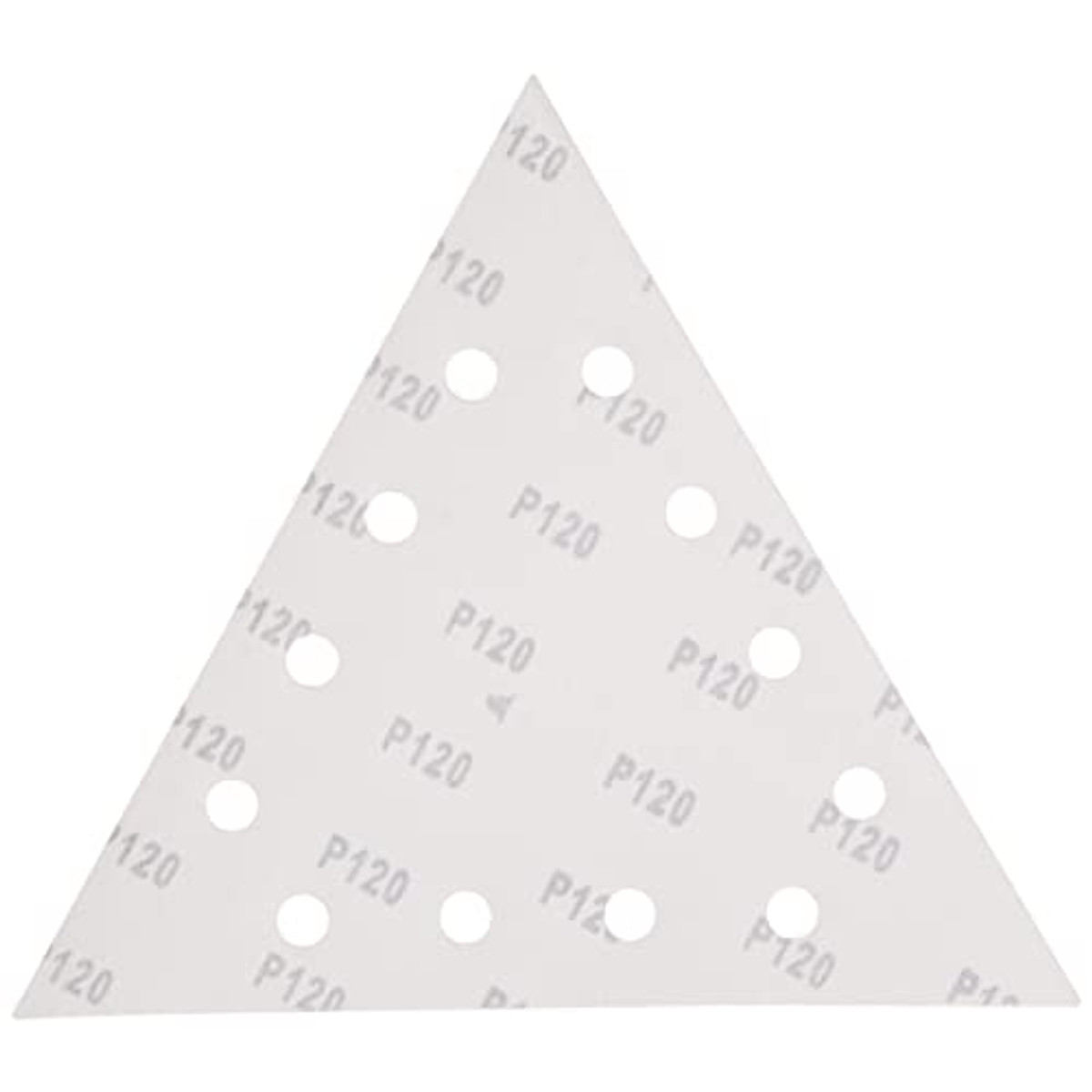 WEN 6377SP120 120-Grit Hook & Loop 11-1/4-Inch Triangle Drywall Sander Sandpaper, 10 Pack