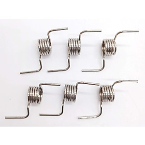 6PCS MHY62044103 Refrigerator Springs For LFX28968SB, LFX28968ST, LFX31945ST, Heavy Duty Steel Refrigerator Door Spring Replaces 2676261