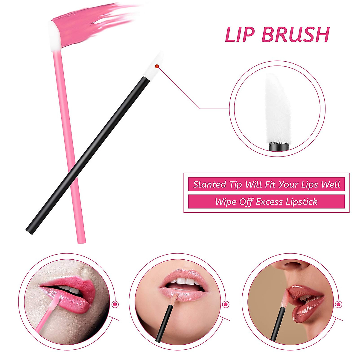 260 Pieces Disposable Makeup Tools Kit, Includes Eyeliner Brushes Mascara Wands Lipstick Applicators Plastic Storge Box Short Waterproof Cape Stainless Steel Makeup Palette and Spatula (Mixed Color)