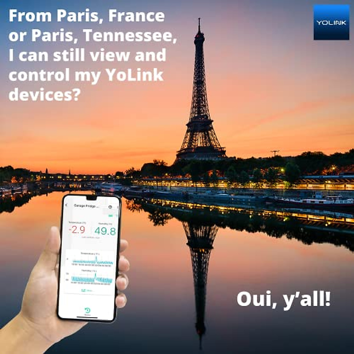 Smart Power Strip, YoLink 1/4 Mile World's Longest Range Power Strip Compatible with Alexa Google IFTTT, Surge Protector Plugs 4 USB Charging Ports + 4 AC Plugs for Multi Outlets - YoLink Hub Included