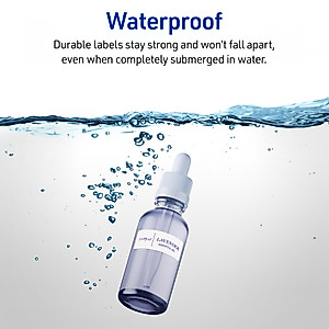 Avery Waterproof Address Labels with Sure Feed & TrueBlock 1" x 2-5/8", 1,500 White Laser Labels (5520)