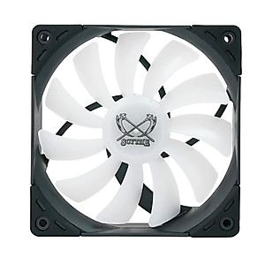 Kaze Flex 120 High Air Flow PC Case Fan, Fluid Dynamic Bearing,120mm x 25mm (ARGB Edition, PWN 4-pin, 1800RPM)