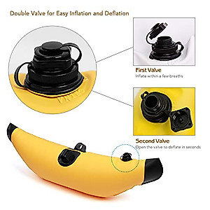 LIXADA Kayak Stabilization System, Kayak PVC Inflatable Outrigger Float with Sidekick Arms Rod Kayak Boat Fishing Standing Float Stabilizer System Kit