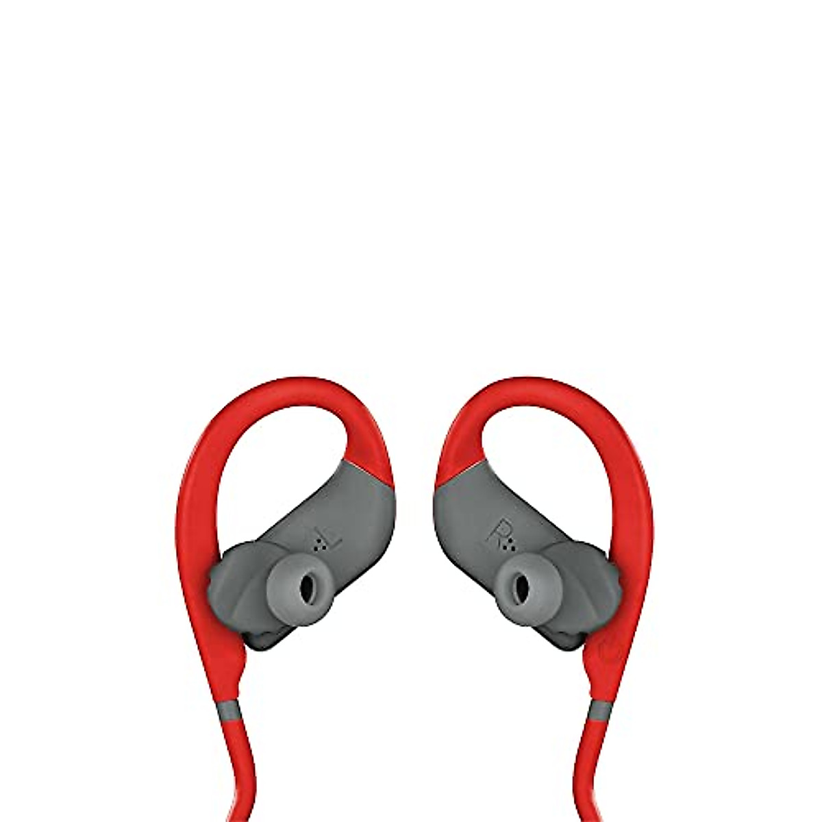 JBL ENDURANCE JUMP- Wireless heaphones, bluetooth sport earphones with microphone, Waterproof, up to 8 hours battery, charging case and quick charge (Red)