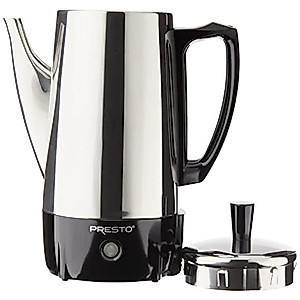 Presto 02822 6-Cup Stainless-Steel Coffee Percolator