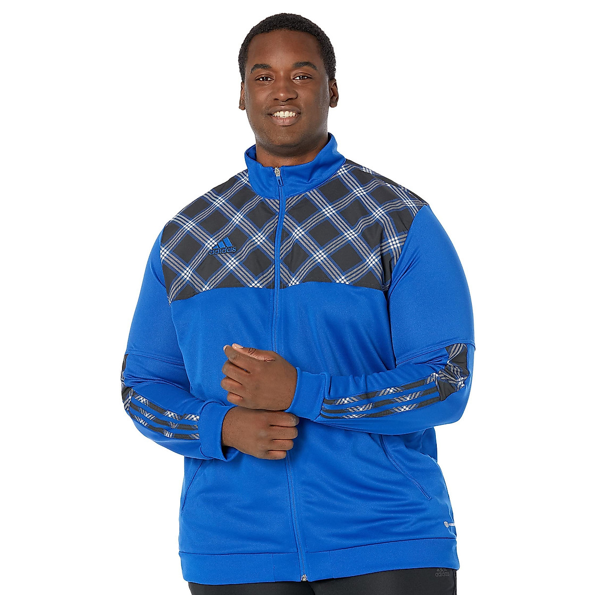 adidas Men's Standard Tiro Track Jacket, Team Royal Blue/Black, Medium