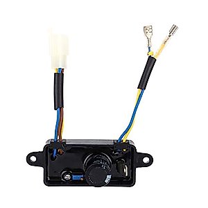 1PCS AVR Automatic Voltage Regulator for 2KW Generator, Single Phase Electric Start For Gasoline Generator Industrial Accessory