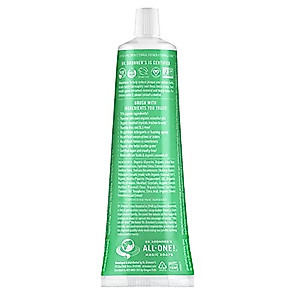 Dr. Bronner’s - All-One Toothpaste (Spearmint, 5 Ounce,3-Pack)