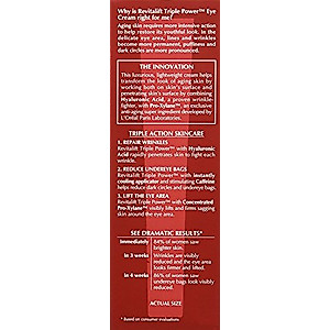(Pack of 2 ) L'Oreal Paris RevitaLift Triple Power Eye Treatment, 0.5 Fluid Ounce