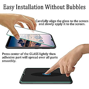KATIN [2-Pack] For Samsung Galaxy A10e/A10E Tempered Glass Screen Protector No-Bubble, 9H Hardness, Easy to Install