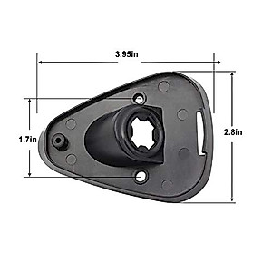 Partsam 5X Black Smoke Lens Cab Roof Marker Running Lamps w/White LED Lights Compatible with Ford F150 F250 F350 F450 F550 F650 F750 E150 E250 E350 E450 1999-2016 Super Duty Pickup Trucks