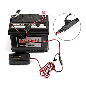 SINGARO 26-inch Battery Ring Terminal Connect/Accessory Cable, Car Interior Accessories, 16AWG SAE to O Ring Terminal, Replaceable 5A, 10A, 15A Fuse Inserts