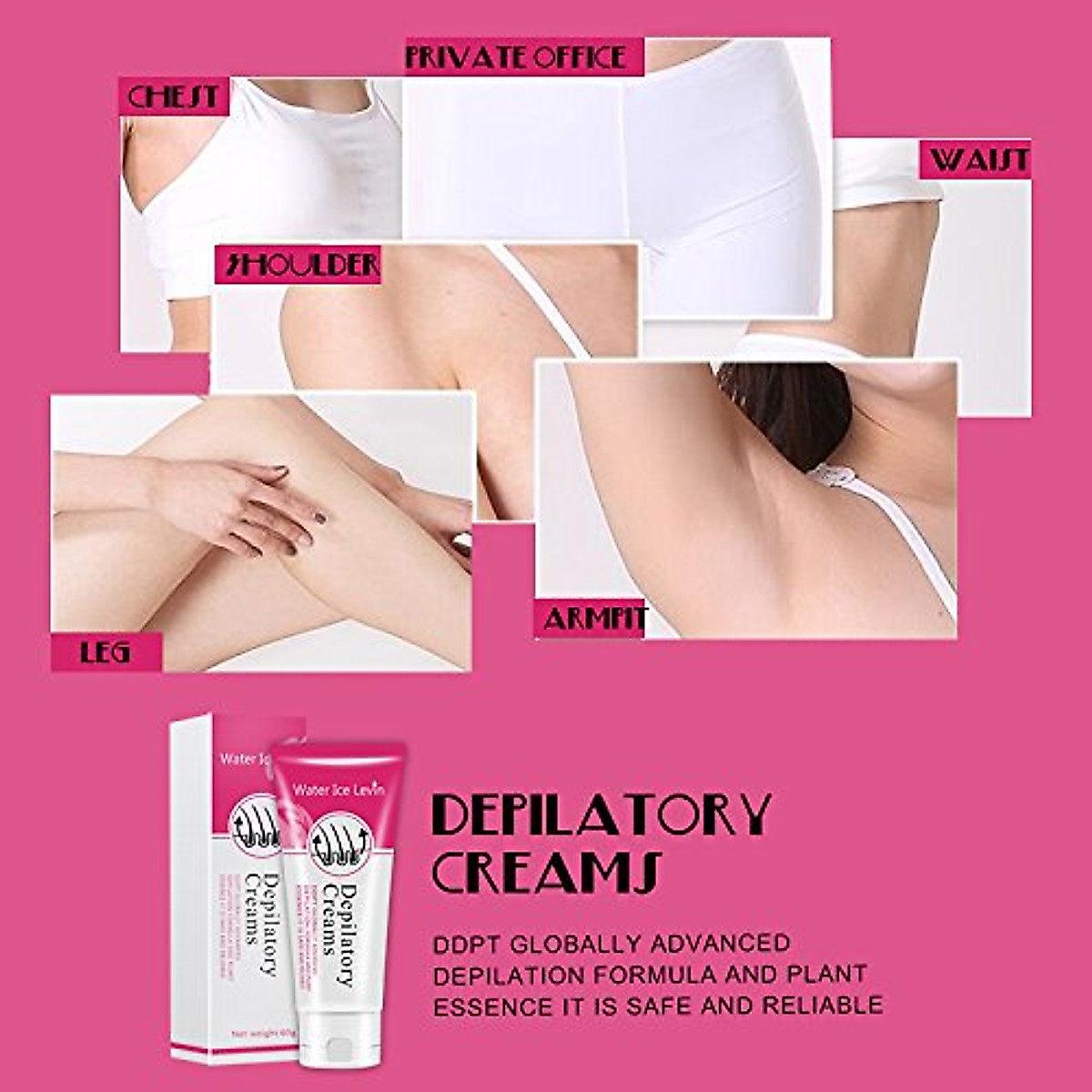 Hair Removal Cream - Premium Depilatory Cream - Skin Friendly Painless Flawless Hair Remover Cream For Women and Men