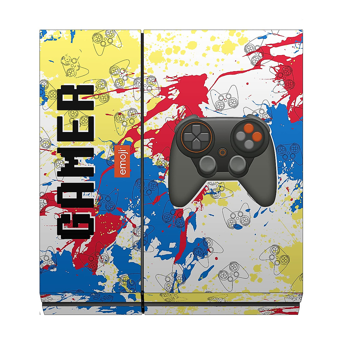 Head Case Designs Officially Licensed emoji® Gamer Art Patterns Matte Vinyl Sticker Gaming Skin Case Cover Compatible With Sony PlayStation 4 PS4 Console