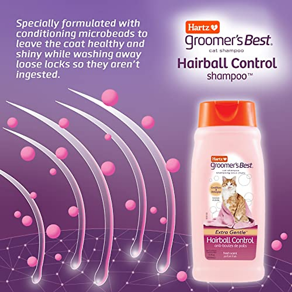 HARTZ Groomer's Best Hairball Control Cat Shampoo