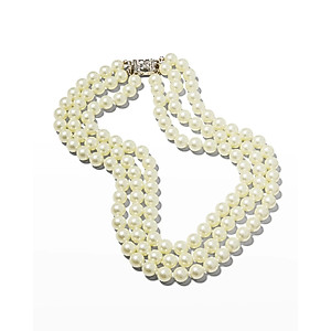 Kenneth Jay Lane Pearl Necklace Designs Worn By Famous First Ladies (Barbara Bush and Jackie Kennedy)