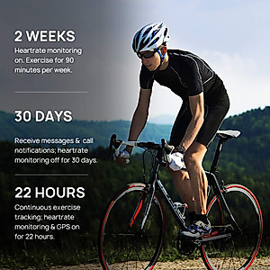 SUNG-LL Huawei Watch GT 2019 (46mm) BT Version, Water Proof, Titanium Grey Stainless Steel - Fluoroelastomer Band Active Dark Green