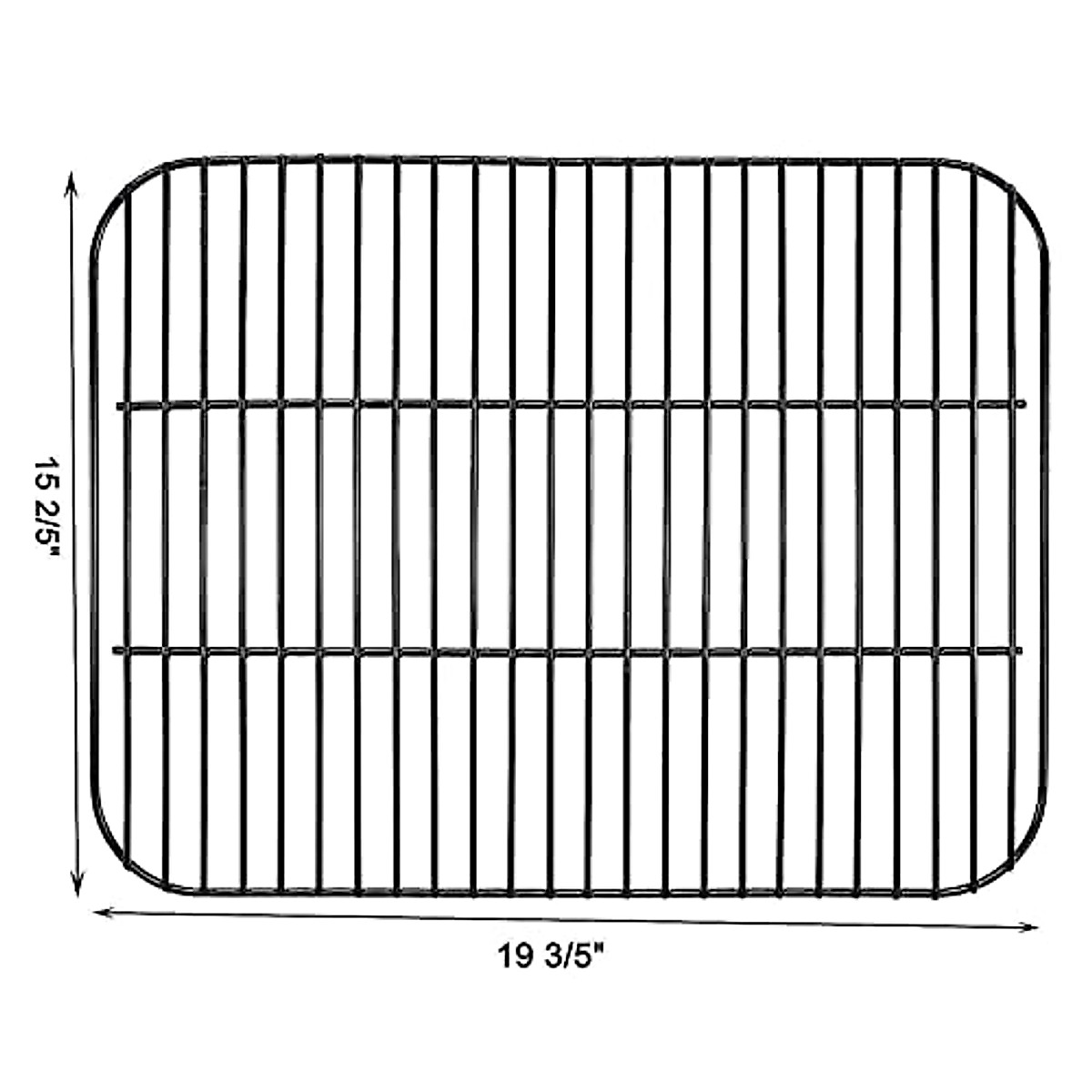 Hisencn Bundle of Grill Kits for DynaGlo DGC310CNP-D, DGC310RNP-D, DGC310BNP-D, Porcelain Steel Heat Plate and Cooking Grid for Dyna-Glo 3-Burner Propane Gas Grill
