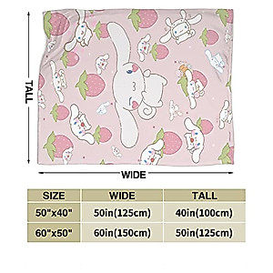 BAMUTECH Cute Blankets Four Seasons Thick Throw Blanket for Men Women Kids,Suitable for Home, Office Work,Pet Keep Warm (50''x40''), Blue