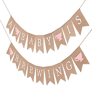 Tea Party Bridal Shower - Tea With The Bride To Be, Bridal Shower Burlap Banner, Bride To Be Banner, Tea Party Shower Decorations (Tea With The Bride To Be)