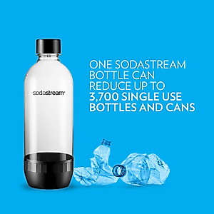 SodaStream Bottle, 1L Single, Black