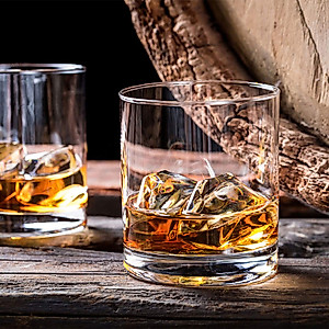 Whiskey Glasses 7oz,QAPPDA Clear Drinking Glasses,Old Fashioned Cockatail Glass Bourbon Glasses,Heavy Base Rocks Glasses For Juice,Beverages,Drinking Shot Glass Liqueue Glass Vodka Glass Cups 12 Pack