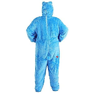 Adult Plus Size Care Bears Grumpy Bear Costume Grumpy Bear Onesie Suit 4X Blue