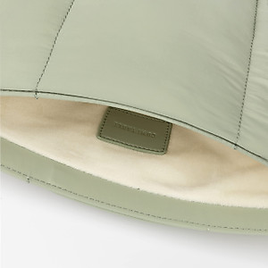 Comfyable Puffy Laptop Sleeve 13 Inch 14 Inch, Quilted Puffer Laptop Carrying Case, Pillow Case Compatible with MacBook Air M4 2025 M3 M2 M1, MacBook Pro M4 Pro/Max, Sage