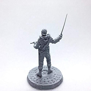 Fantasy Minis 28mm Duelist Rogue Miniature for Tabletop RPG (D&D, DND, Dungeons and Dragons, Pathfinder, Frostgrave)