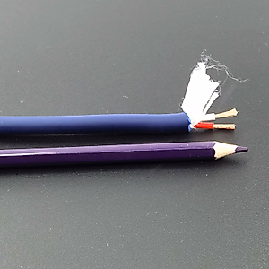 WJSTN-19 1/4 TS Female to Right Angle Speakon Speaker Audio Cable Right Angle Speakon To6.35 mm（Female） Mono Jack Adapter，1/4" to Twist Lock Right Angle Speak-on Cord -2 Pack (6IN)