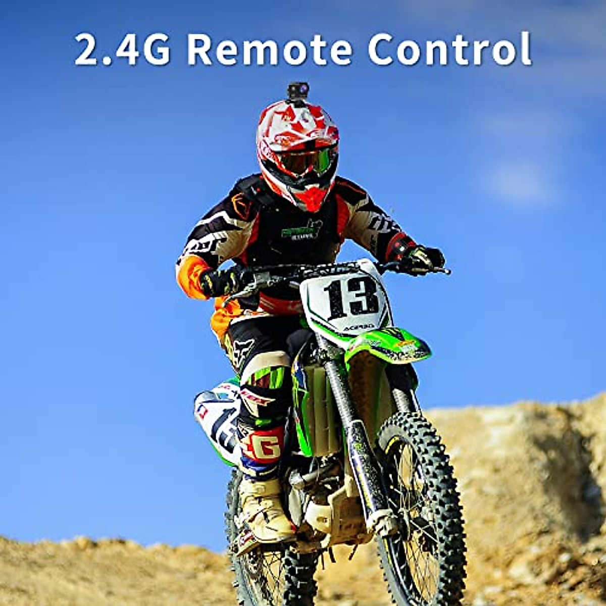 TIMNUT 4K/30fps Action Camera Waterproof - 131ft/40m Ultra HD Underwater Camera EIS, WiFi Camera 170°Wide Angle Full Sports Camera,20MP Helmet Bike Camera with 2.4G Remote Control 2 Batteries