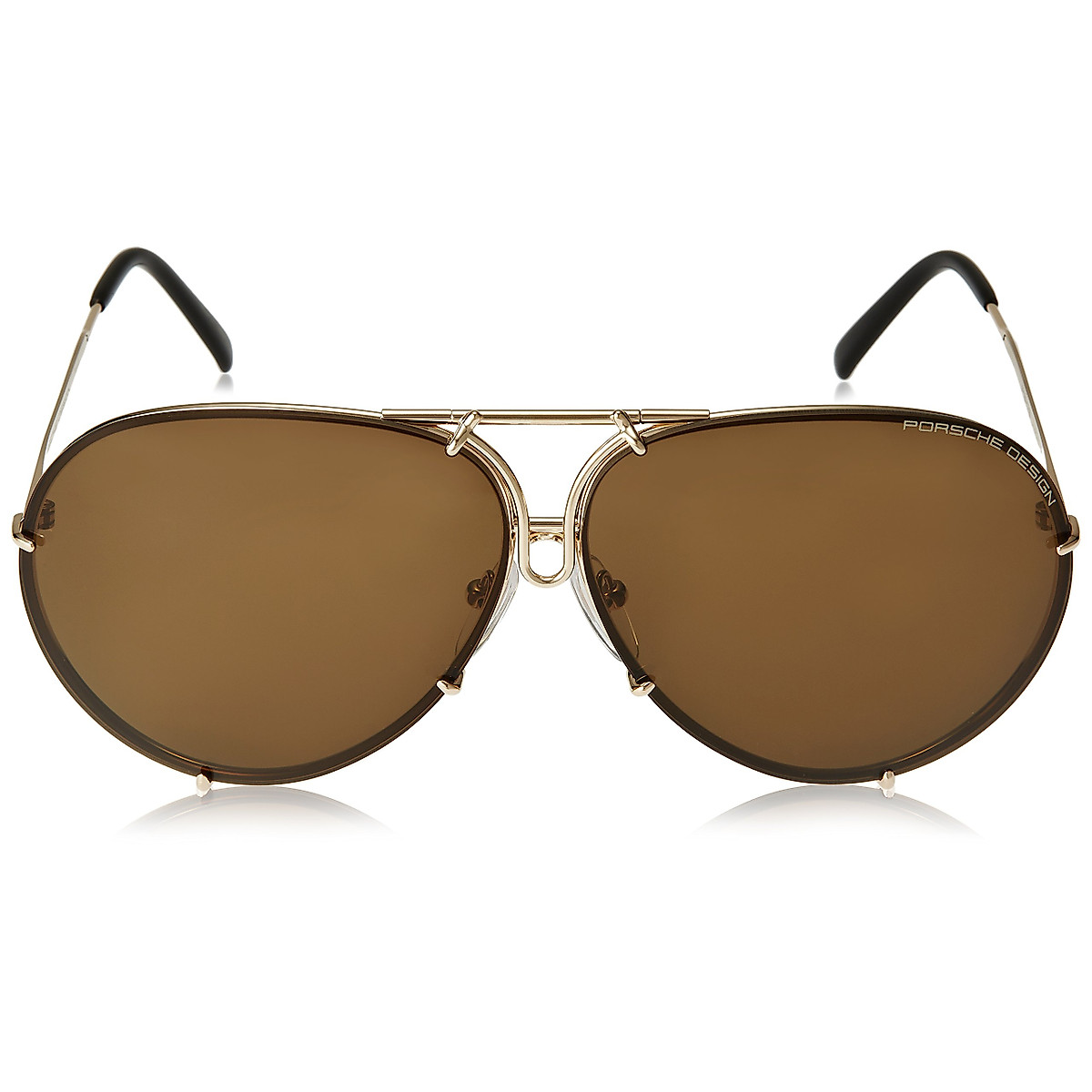 Porsche Design Sunglasses P8478, Gold, 69mm