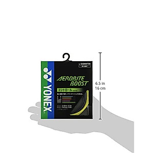 YONEX BG Aerobite Boost Badminton String (Gray/Yellow)
