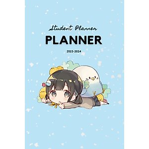 Student Planner 2023-2024, 6 x 9 inches, Cute Anime design: A great productive to stay organized