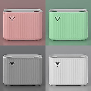 WiFi Router Storage Box,Large Wireless Router Rack, Cable Power Plug Wire Storage Boxes,Floating Shelf, Plug Row Hub Board Finishing Desktop Storage Box