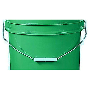 5 Gallon (20L) Plastic Buckets, 3-Pack - Green