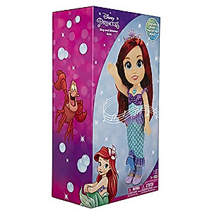 Disney Princess Ariel Doll Sing & Shimmer Toddler Doll, Sings Part of Your World [Amazon Exclusive]