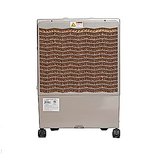 Hessaire MC18M Portable Evaporative Cooling Fan, Indoor/Outdoor Low Humidity Environments, 1300 CFM, 500 sq. ft., 2-Speed Fan, 53.4 dB, White